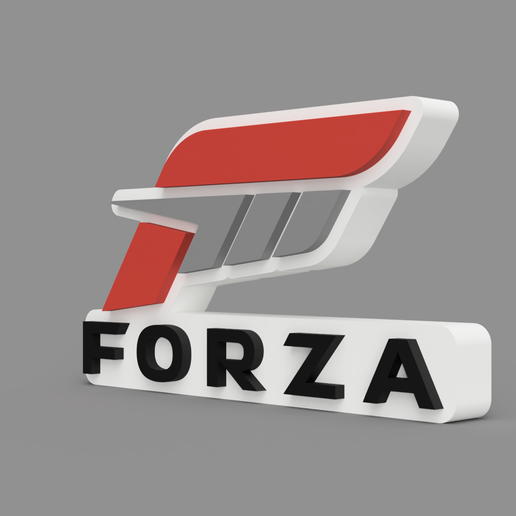 STL file Forza Logo 🎮 (3MF)・3D print object to download・Cults