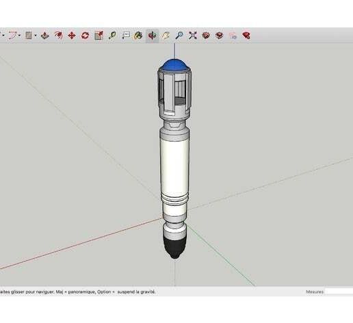 🪛 Sonic_Screwdriver_Dr_Who・Free STL File for ・Cults