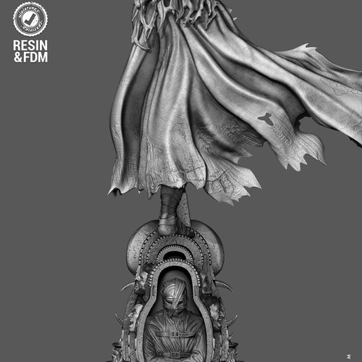 🌙 WICKED MARVEL MOON KNIGHT SCULPTURE : TESTED AND READY FOR 3D ...