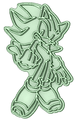 STL file Sonic Kun whole cookie cutter 🍪 ・3D printing design to ...