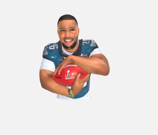 🎲 Saquon Barkley - Figure・ OBJ File for 3D printing・Cults