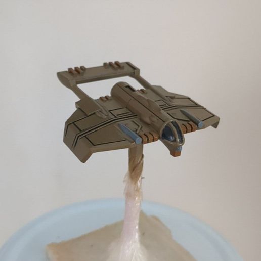 🚀 Cloakshape fighter (x-wing scale)・ STL File for 3D printing・Cults