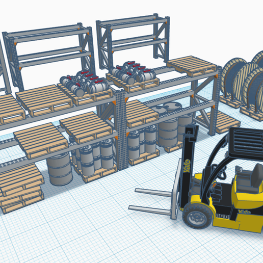 🧑‍🏭 INDUSTRIAL WAREHOUSE MEGA PACK・ STL File for ・Cults