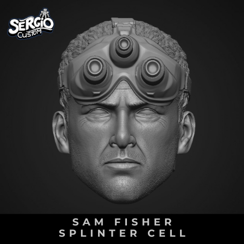 🦸 sam fisher - splinter cell・ OBJ File for 3D printing・Cults