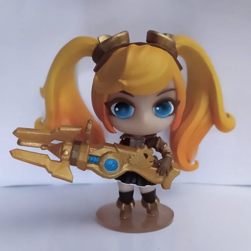 OBJ file Figure inspired by Layla, the commander from the game Mobile ...