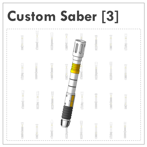 🗡️ Custom Saber [3],Modular Saber・ 3D File for 3D printing・Cults