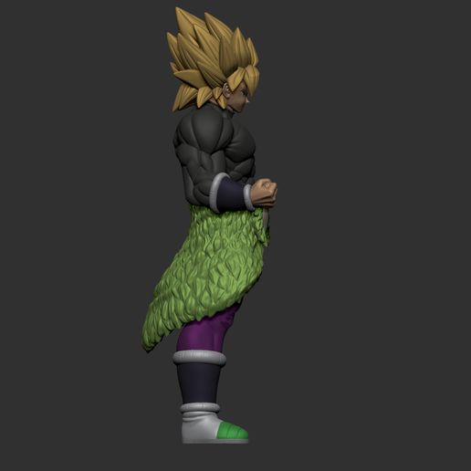 💬 Broly DBS SSJ・ STL File for 3D printing・Cults
