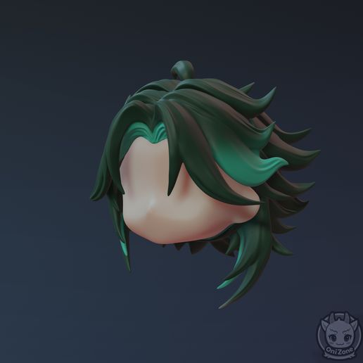 💇 Xiao CUSTOM HAIR NENDOROID・ 3D File for 3D printing・Cults