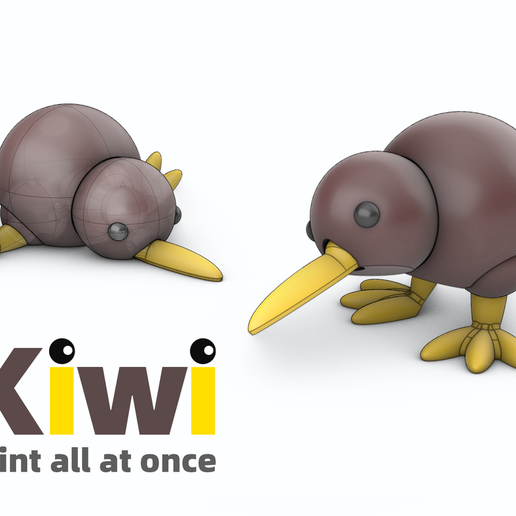 🥝 Kiwi・Free 3D File for ・Cults