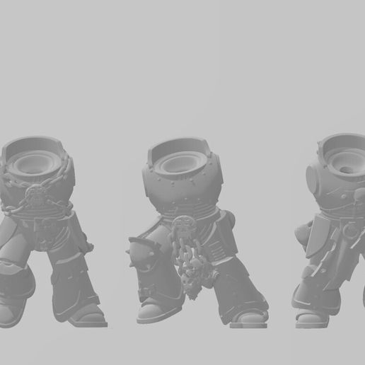 😡 Angry Marines・Free 3D File for 3D printing・Cults