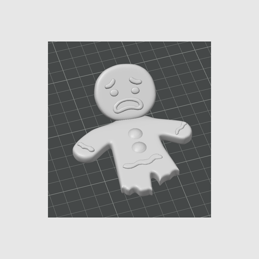 3D file Gingerbread Man Without Legs - Shrek Statue/Decoration 👨 ・3D ...