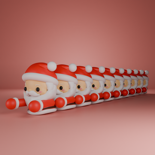 STL file Santa Train 🎅 ・3D printable model to download・Cults