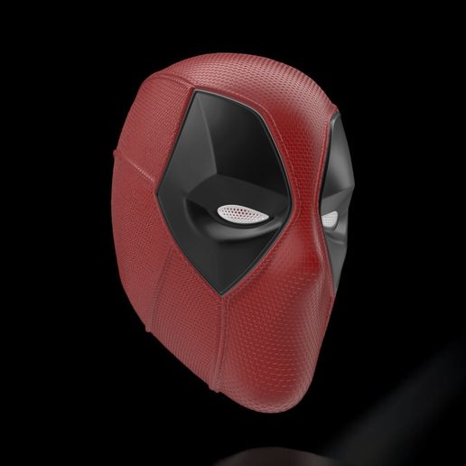 Archivo 3D Deadpool 3 Cosplay Mask + 7 Eye Options Magnetic Wareable ...