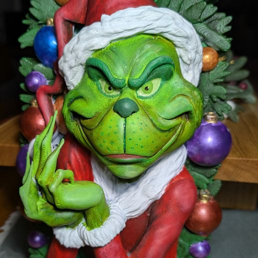 🏷️ Grinch・3D Print with the Bambu Studio 3D printer・Cults