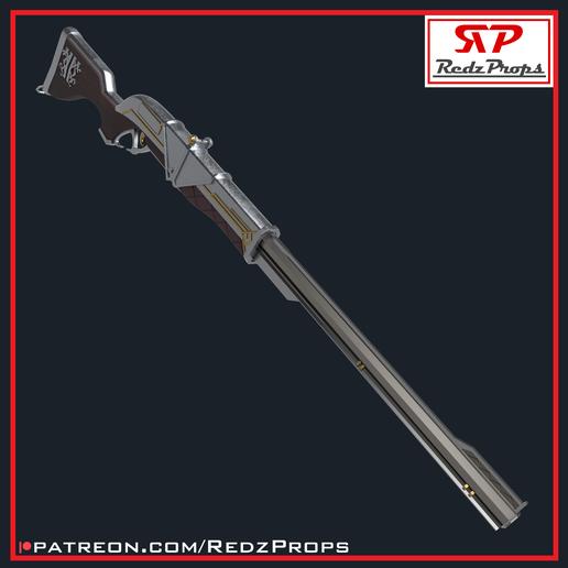 🖨️ Caitlyn Kiramman Rifle Cosplay Prop・ 3D File for 3D printing・Cults