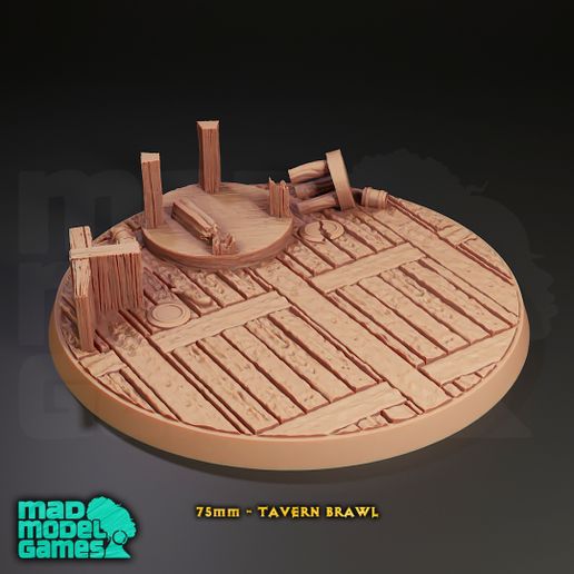 🎲 75mm Bases - 10 - Group B, DND character bases, fantasy miniature ...