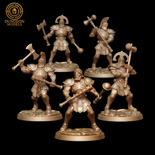 🏛️ Olympians Collection Vol. 4 — 32mm Mythic Greek Gods Miniatures Set ...