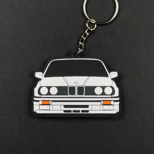 3MF file KEYCHAIN BMW E30 🗝️ ・3D printable model to download・Cults