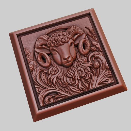 Archivo 3D Lamb Animal 3D Model for CNC Router Laser & 3D Printer 🖨️ ...