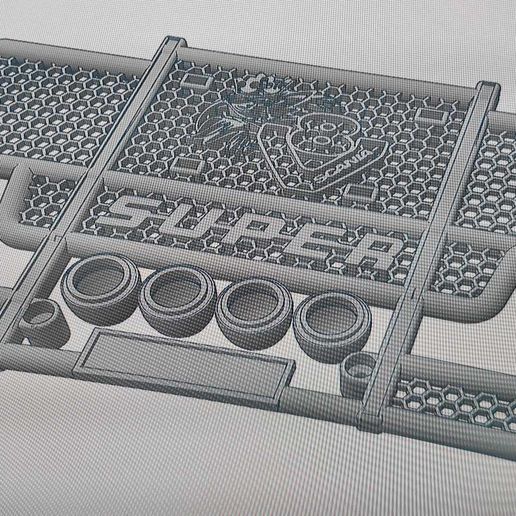 🐂 Tamiya Scania bull bar / front grill / front protection bar 1:14・ STL ...