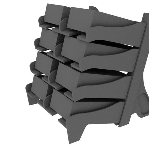 🃏 Multi-Level Card Tray・ 3D File for ・Cults