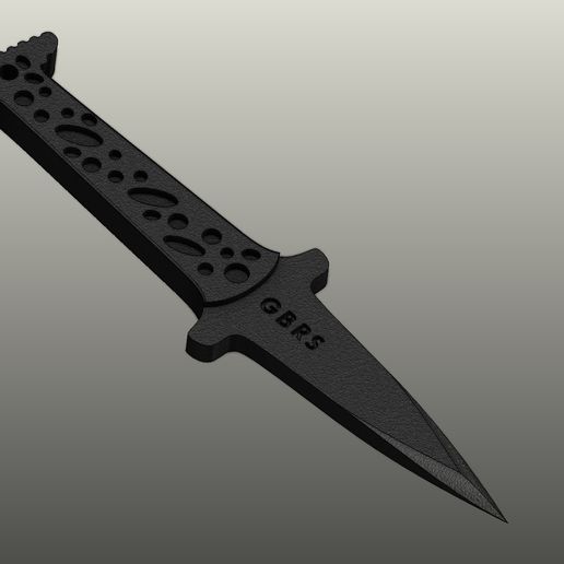 🗡️ GBRS HYDRA G10 DAGGER STEP 1:1・ STEP File for 3D printing・Cults