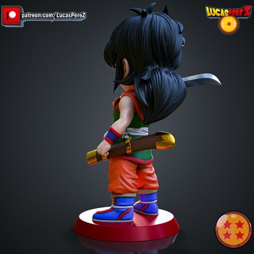 Archivo 3D YAMCHA CHIBI 💬 ・Diseño para descargar y imprimir en 3D・Cults