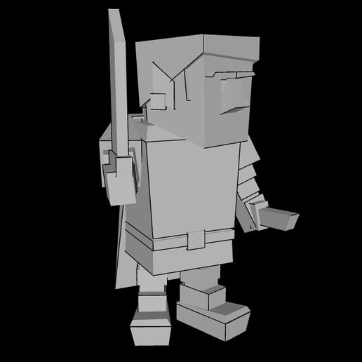 🎲 Low-poly Elves, Set 1・ STL File for 3D printing・Cults
