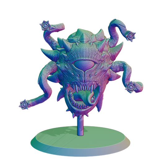 👹 Spectator – Eyestalk Sentinel 3D Printable Miniature・ STL File for 3D ...