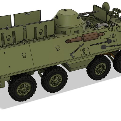🪖 1/10 RC Czechoslovak OT-64A SKOT armored personnel carrier・ 3D File ...
