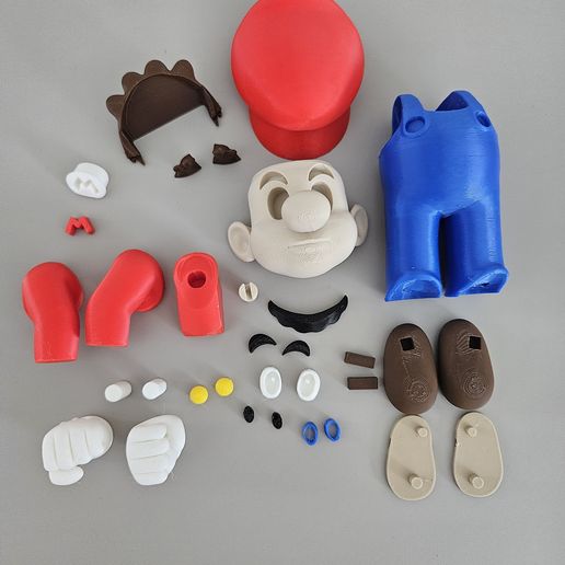 ️ Classic Mario・ 3D File for 3D printing・Cults
