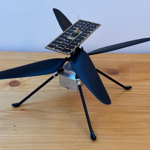 3D printable Ingenuity - Mars Helicopter・Cults