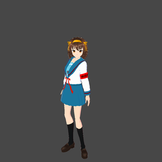 3D file Model Haruhi S 👧 ・3D printing model to download・Cults
