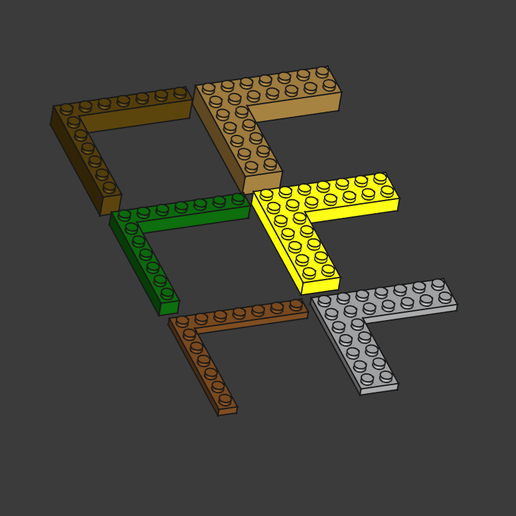 🏗️ Building blocks 7x7 B1 and 7x7 B2 in H1-H3 (special format)・ STL ...