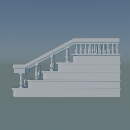 🪜 3D Staircase STL Model・ STL File for 3D printing・Cults