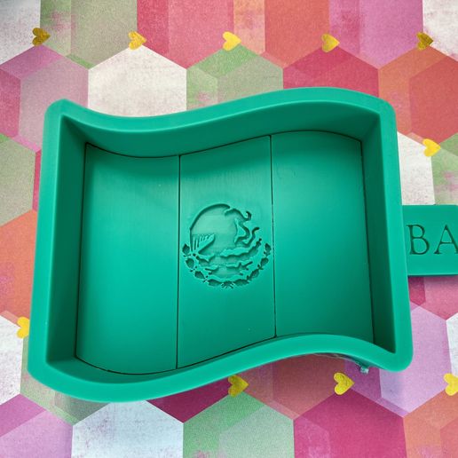 🇲🇽 Mexico Flag Freshie Mold - 3D Model Mold Box for Silicone Freshie ...