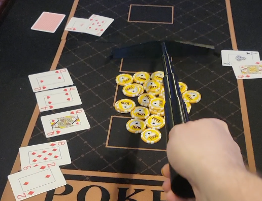 🎰 Chip Rake with Telescoping Pole・Free 3D File for ・Cults