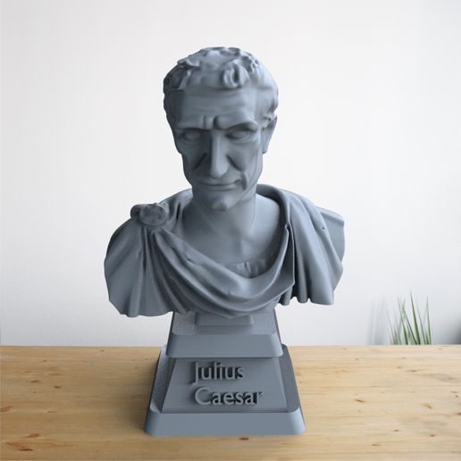 julius caesar bust stl