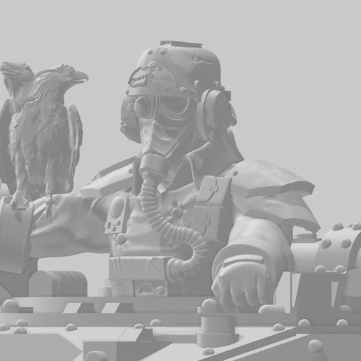 🪖 ChickenCommander2.0・Free 3D File for ・Cults