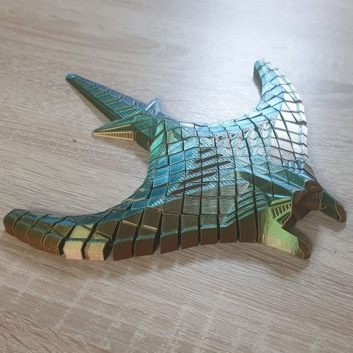 🤖 2x CYBER ROBOT MANTA RAY flexible // articulated-tail and stinger ...