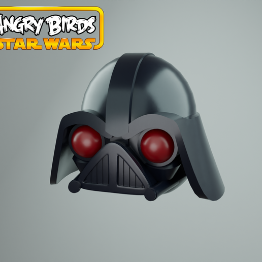 😡 Angry bird Darth vader・Free OBJ File for 3D printing・Cults