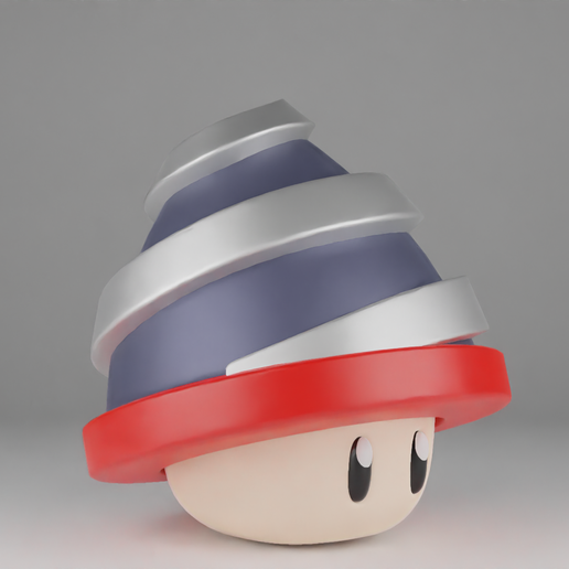 🍄 Drill Mushroom (Mario)・ 3D File for ・Cults