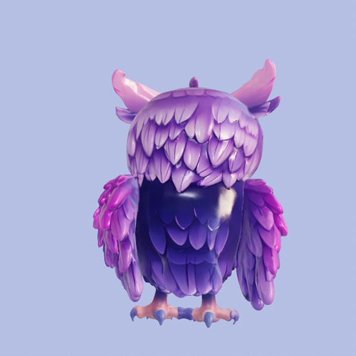 STL file Cute animated owl for 3D printing - Perfect for Gifts 🦉 (OBJ ...