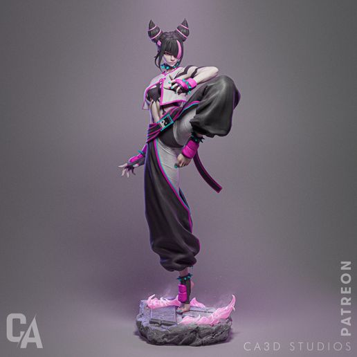 ♀️ Juri 3D Print・ STL File for ・Cults