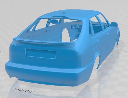 🚗 Saab 9-3 Hatchback 2001 Printable Body Car・ 3D File for 3D printing・Cults