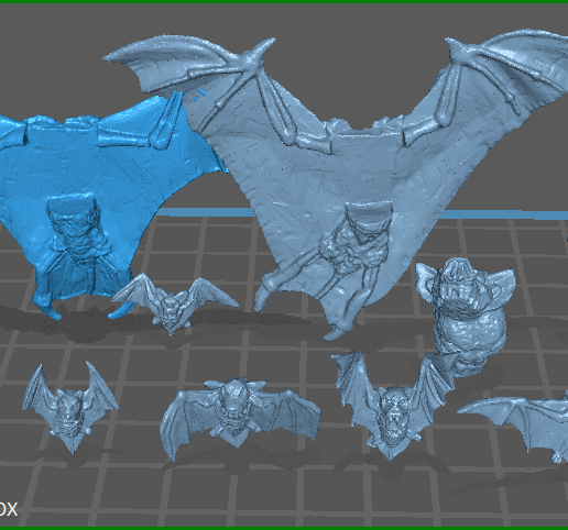 3D file Old Fantasy Vampiric Mutant Batty Bats 👴 ・3D printer model to ...