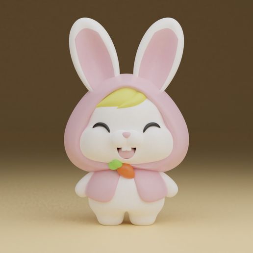 STL file Rabbit 🐇 ・3D print design to download・Cults