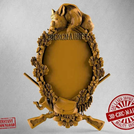 STL file pig hunting STL, pig hunting 3d figure, stl, 3d printer STL ...