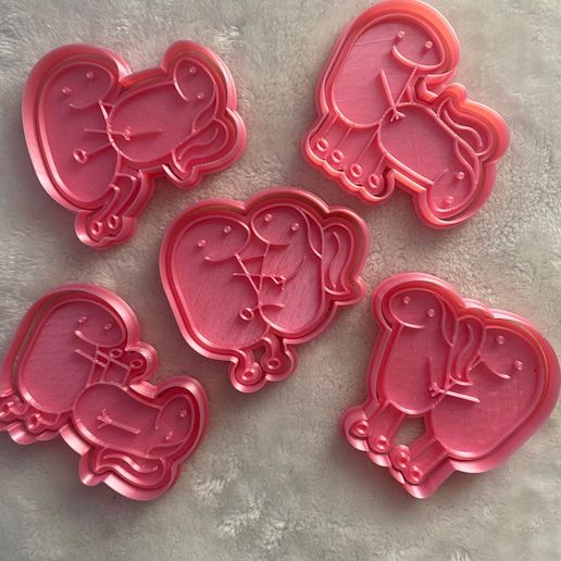 STL file x5 pack cookie cutters Flork valentine's day positions 🍪 ...