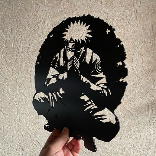 Fichier DXF Naruto Uzumaki - manga - Silhouette 2D 💬 (SVG)・Modèle ...